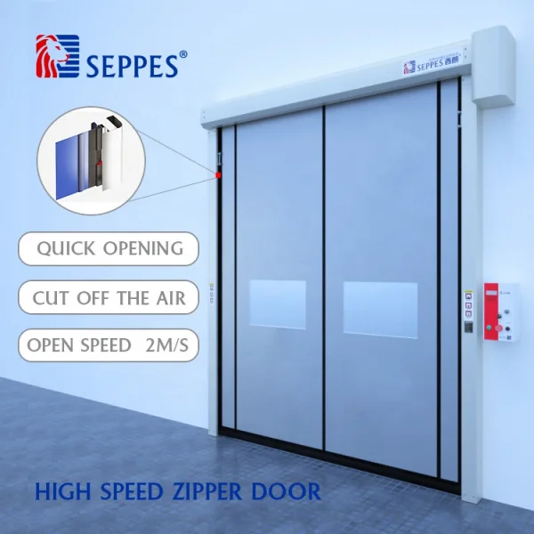 High Speed Zipper Door | Self Repairing Door - SEPPES