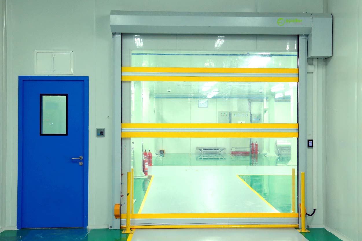 Transparent Rapid Door | Full Clear High Speed Door | SEPPES
