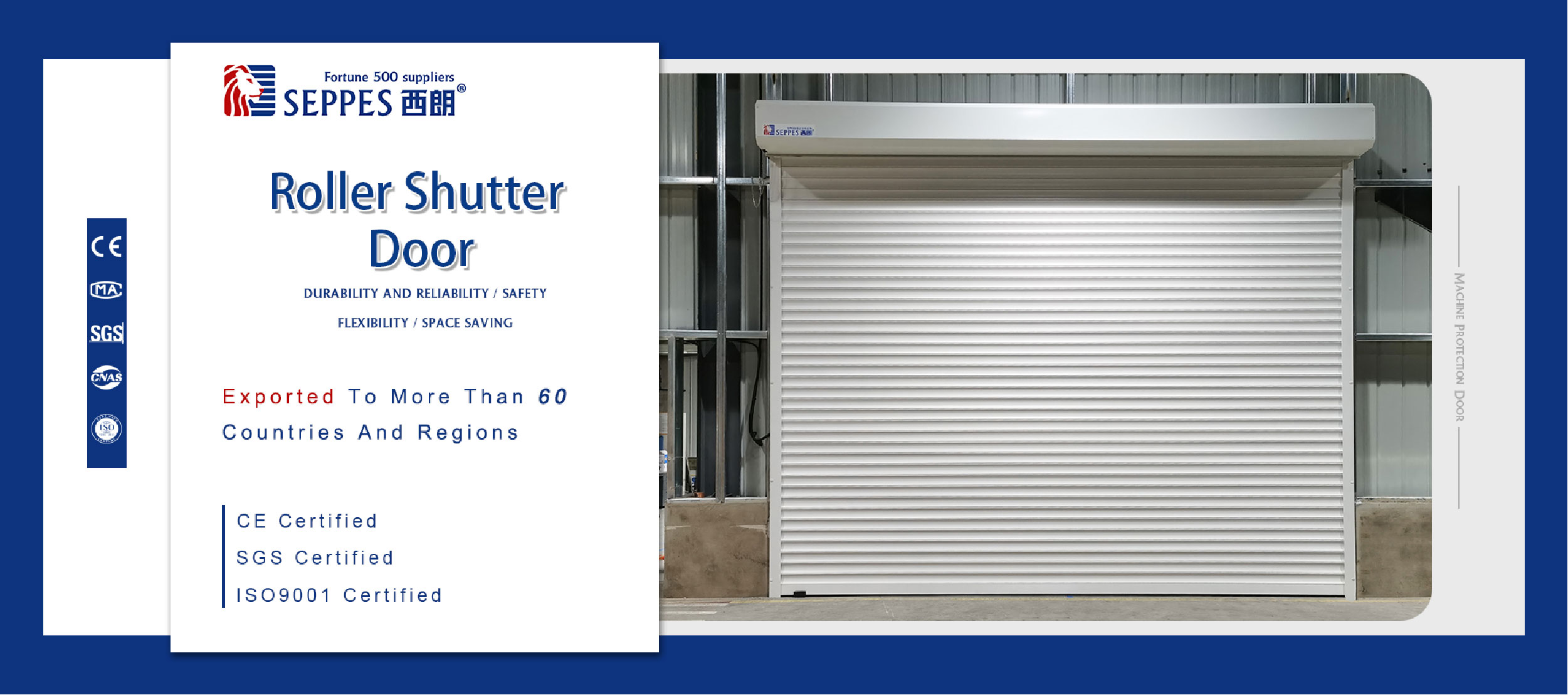 SEPPES Roller Shutter Door | Aluminium Roll Up Door