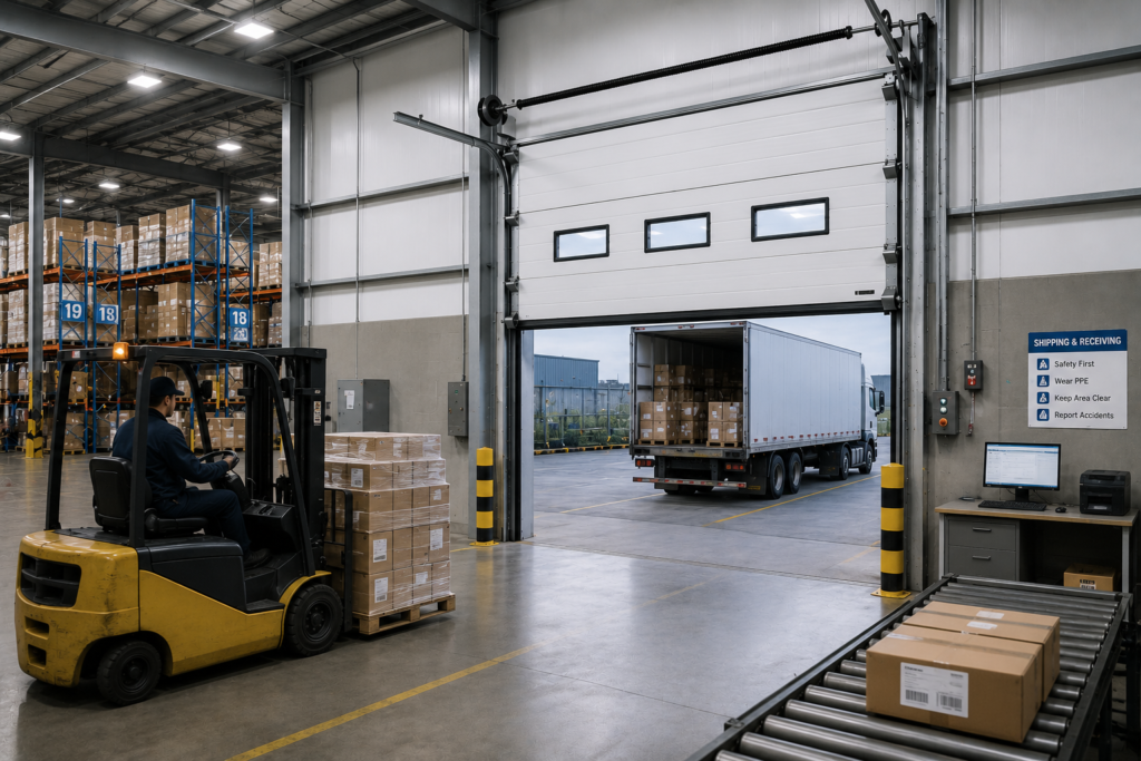 Aluminum Overhead Sectional Door for Commercial Buildings | SEPPES